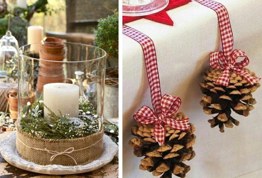 Decoraciones Navideñas Caseras Estilo Rústico Campestre 6 Ideas Para